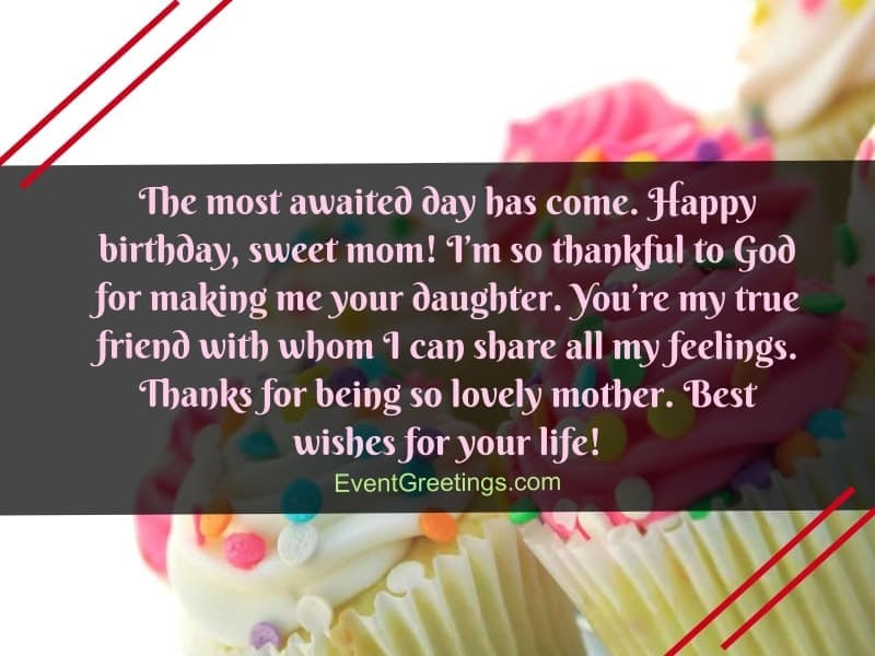 65 Lovely Birthday Wishes For Mom From Daughter 65 Lovely Birthday Wishes For Mom From Daughter