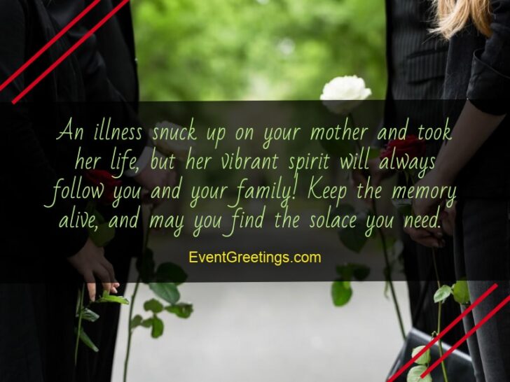 55 Condolence Message On Death of Mother - Sympathy Quotes