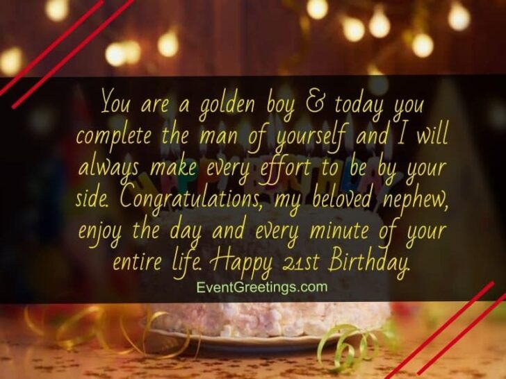 Happy 21st Birthday - Quotes and Wishes With Love