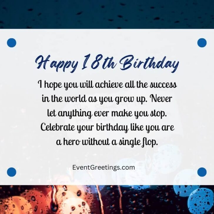 100 Best 18Th Birthday Wishes, Messages And Quotes – DKZHGJ