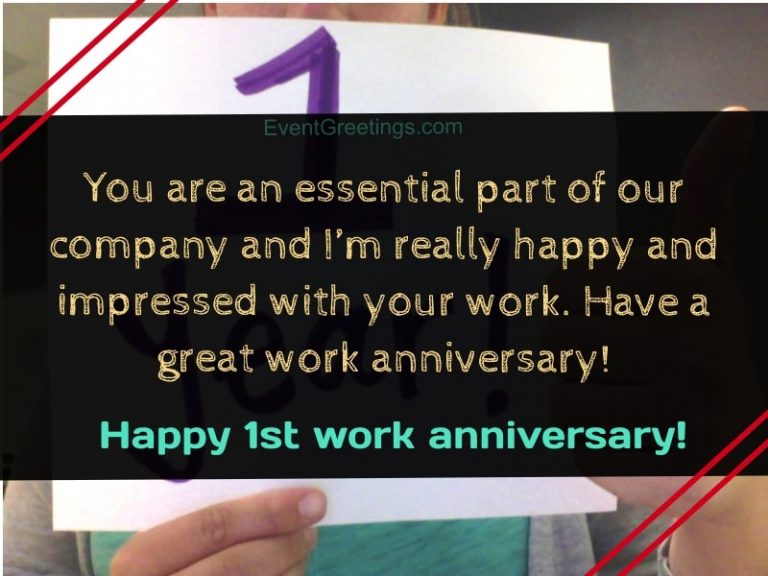 30 Unique Happy 1 Year Work Anniversary Quotes With Images 30 Unique Happy 1 Year Work Anniversary Quotes With Images
