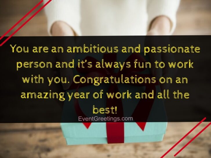 30 Unique Happy 1 Year Work Anniversary Quotes With Images