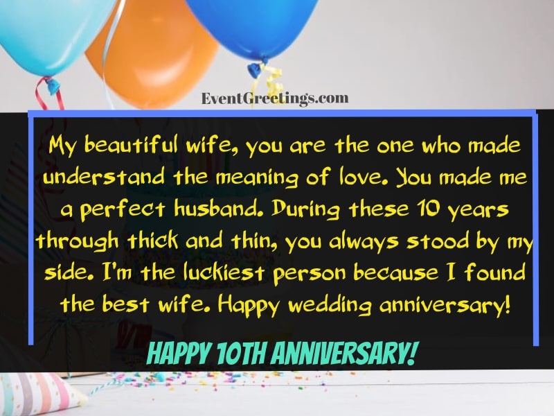 25 Exclusive Happy 10 Year Anniversary Quotes With Images