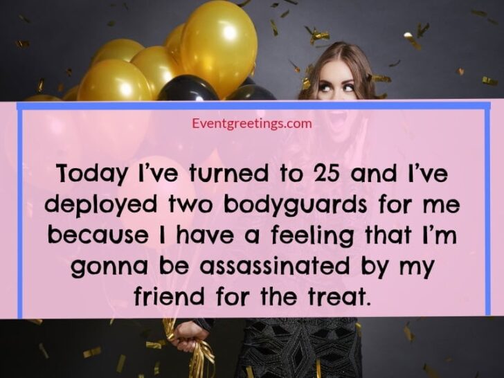 50+ Awesome Happy 25th Birthday Quotes And Wishes