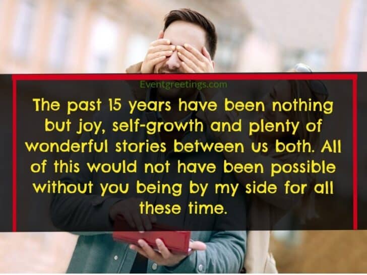 20 Amazing 15 Year Anniversary Quotes And Wishes