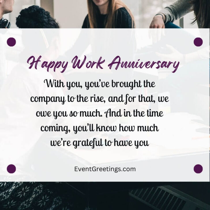 55 meilleurs messages et vœux d'anniversaire de travail