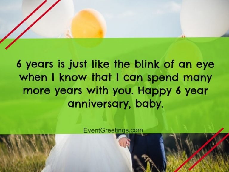 20 Best 6 Year Wedding Anniversary With Images