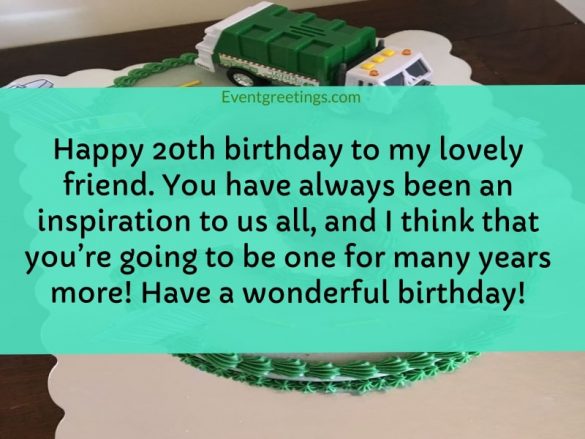 50 Amazing Happy 20th Birthday Quotes To Wish Dearest Person
