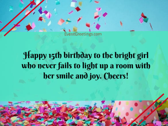 55 Best Happy 15th Birthday Wishes for Beloved One