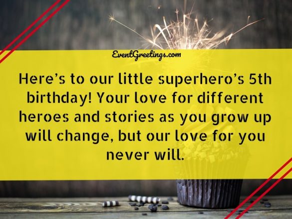 50 Cute Happy 5th Birthday Quotes And Wishes For Dearest One