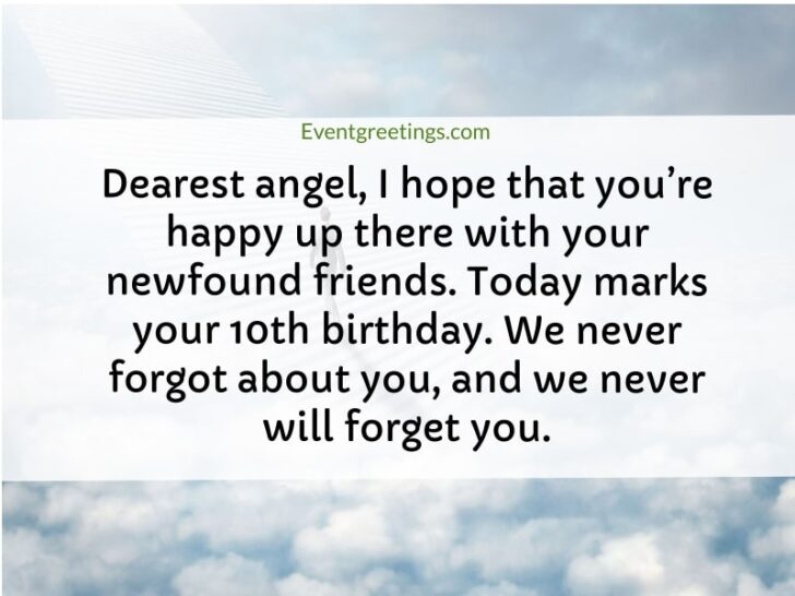 15 Cute Happy Birthday Angel Wishes To Remember Little One