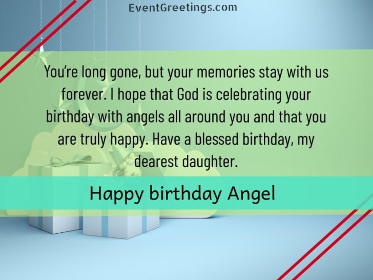 15 Cute Happy Birthday Angel Wishes To Remember Little One