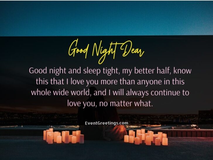55 Romantic Good Night Messages For Him With Love