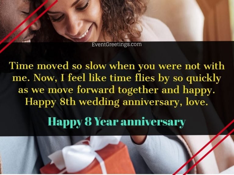 50 Exclusive 8 Year Wedding Anniversary Wishes And Quotes With Images