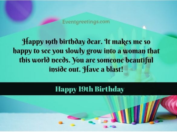 Happy 19th Birthday Wishes And Quotes Events Greetings