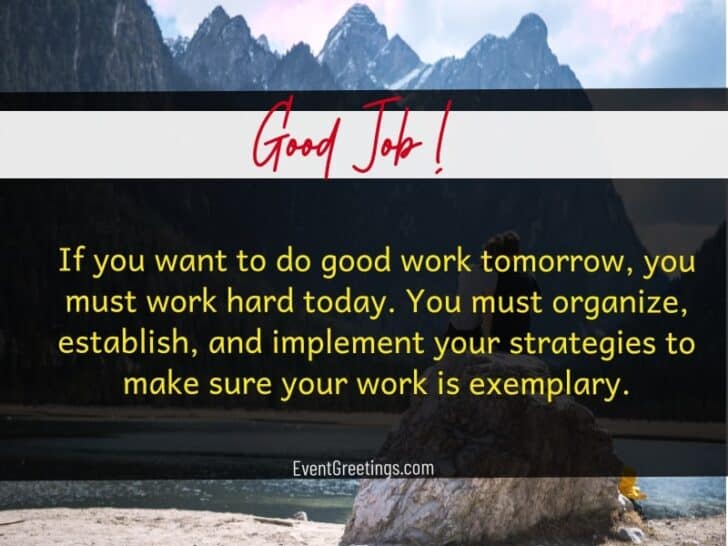 30 Inspirational Good Work Quotes For Appreciation – Events Greetings