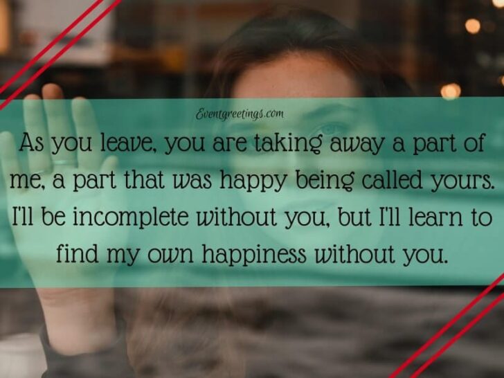 25 Emotional Goodbye Message For Boyfriend – Events Greetings