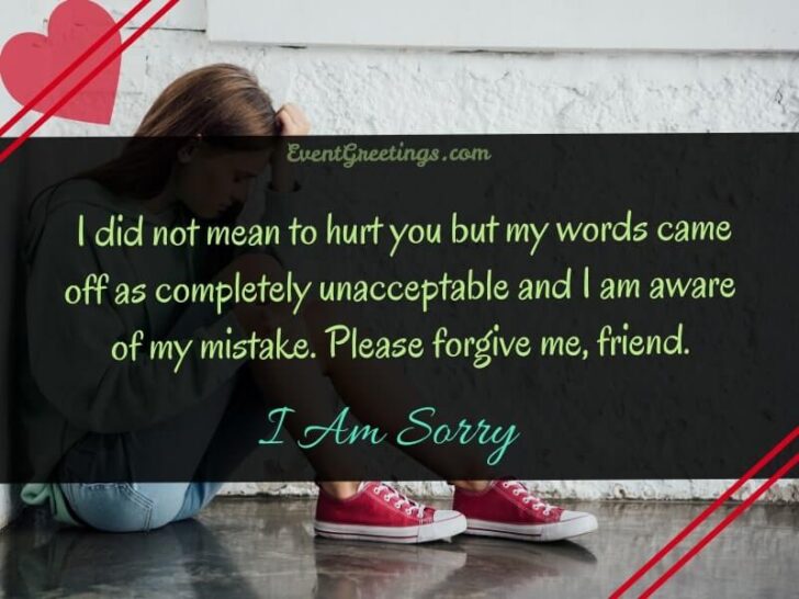 40 I’m Sorry Quotes to Apologize With Right Word – Events Greetings