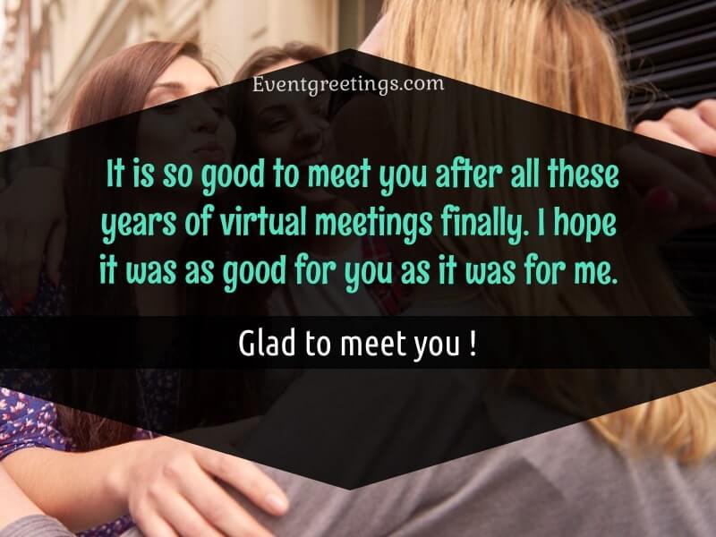 Nice To Meet You Nice To Meet You