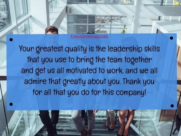 20 Appreciation Quotes for Boss to Say Thank You – Events Greetings