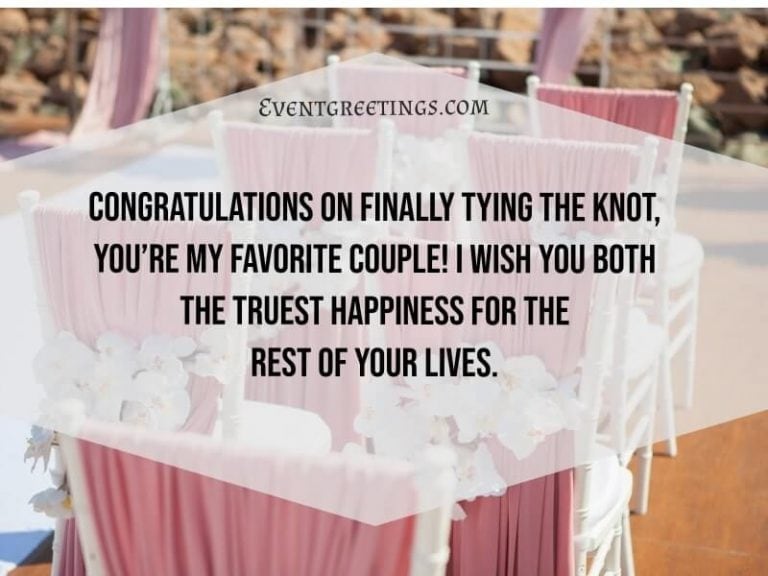 25 Wedding Wishes And Messages for a Friend – Events Greetings