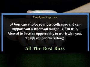 50 Farewell Message To Boss With Best Wishes – Events Greetings