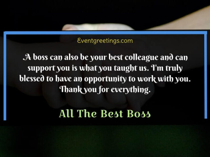 50 Farewell Message To Boss With Best Wishes – Events Greetings