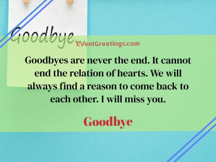 25 Emotional Goodbye Quotes for Friends – Events Greetings