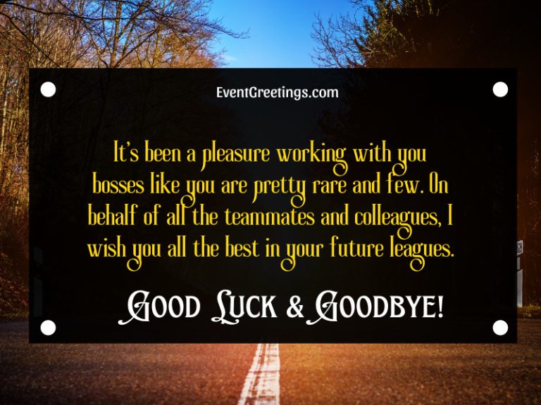 20 Farewell Messages For Your Employees To Say Goodbye