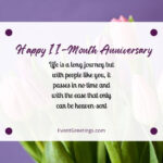 25 Best Happy 11 Month Anniversary Wishes And Messages