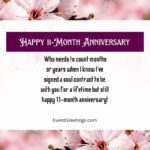 25 Best Happy 11 Month Anniversary Wishes And Messages