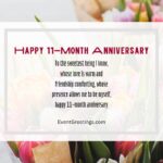 25 Best Happy 11 Month Anniversary Wishes And Messages