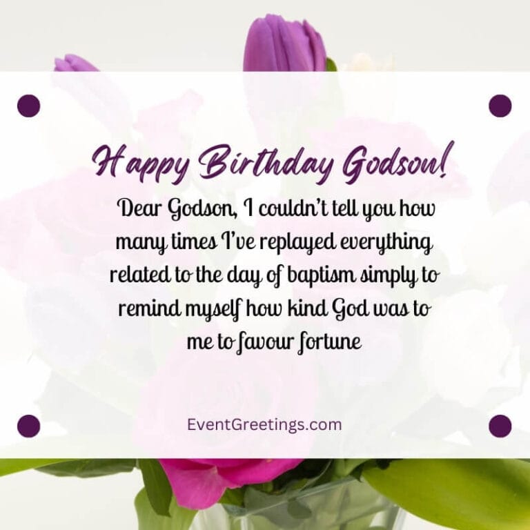 25 Cute Birthday Wishes For Godson For Happy Day